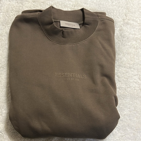 Essentials | Shirts | Essentials Fear Of God Wood Color Xxl | Poshmark